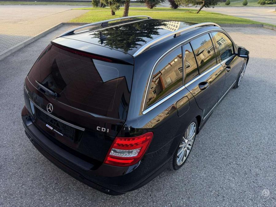 Black Mercedes-Benz c-220 2012 in Utena, with an engine capacity of 2.14 L and mileage of 332 thousand km for 5990 €, photo 21 on AUTOMOTO.COM.LV