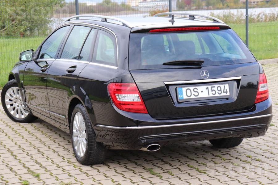 Black Mercedes-Benz c-220 2012 in Riga, with an engine capacity of 2.10 L and mileage of 0 thousand km for 5350 €, photo 12 on AUTOMOTO.COM.LV