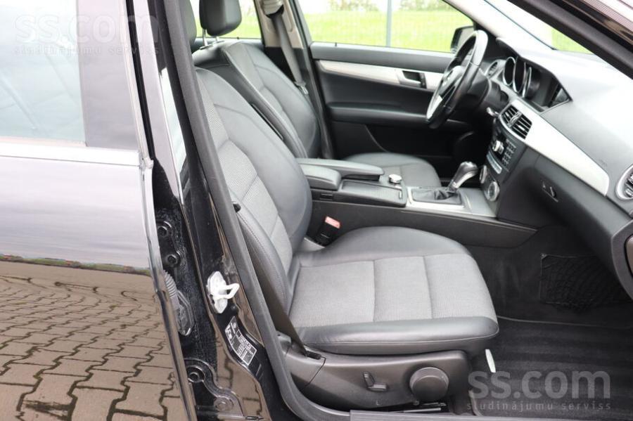 Black Mercedes-Benz c-220 2012 in Riga, with an engine capacity of 2.10 L and mileage of 0 thousand km for 5350 €, photo 21 on AUTOMOTO.COM.LV