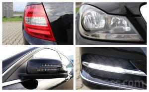 Black Mercedes-Benz c-220 2012 in Riga, with an engine capacity of 2.10 L and mileage of 0 thousand km for 5350 €, photo 25 on AUTOMOTO.COM.LV
