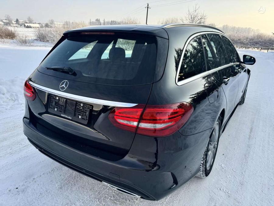 Black Mercedes-Benz c-220 2015 in Vilnius, with an engine capacity of 2.14 L and mileage of 300 thousand km for 9999 €, photo 14 on AUTOMOTO.COM.LV
