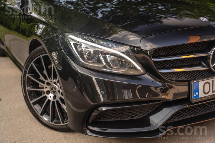 Black Mercedes-Benz c-220 2015 in Riga, with an engine capacity of 2.20 L and mileage of 276 thousand km for 13400 €, photo 6 on AUTOMOTO.COM.LV