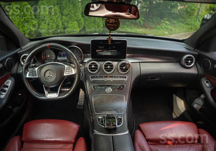 Black Mercedes-Benz c-220 2015 in Riga, with an engine capacity of 2.20 L and mileage of 276 thousand km for 13400 €, photo 23 on AUTOMOTO.COM.LV