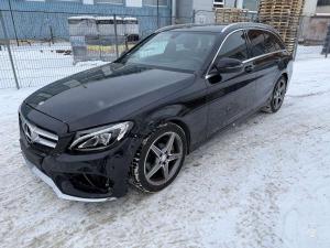 Black Mercedes-Benz c-220 2016 in Kaunas, with an engine capacity of 2.14 L and mileage of 167 thousand km for 9800 €, photo 3 on AUTOMOTO.COM.LV