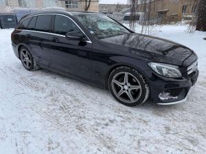 Black Mercedes-Benz c-220 2016 in Kaunas, with an engine capacity of 2.14 L and mileage of 167 thousand km for 9800 €, photo 6 on AUTOMOTO.COM.LV