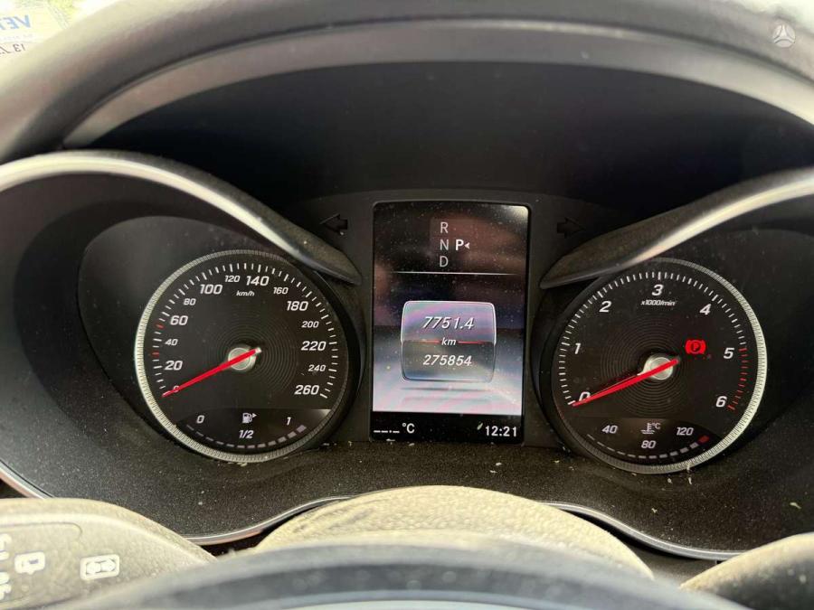Black Mercedes-Benz c-220 2016 in Siauliai, with an engine capacity of 2.14 L and mileage of 275 thousand km for 6900 €, photo 12 on AUTOMOTO.COM.LV