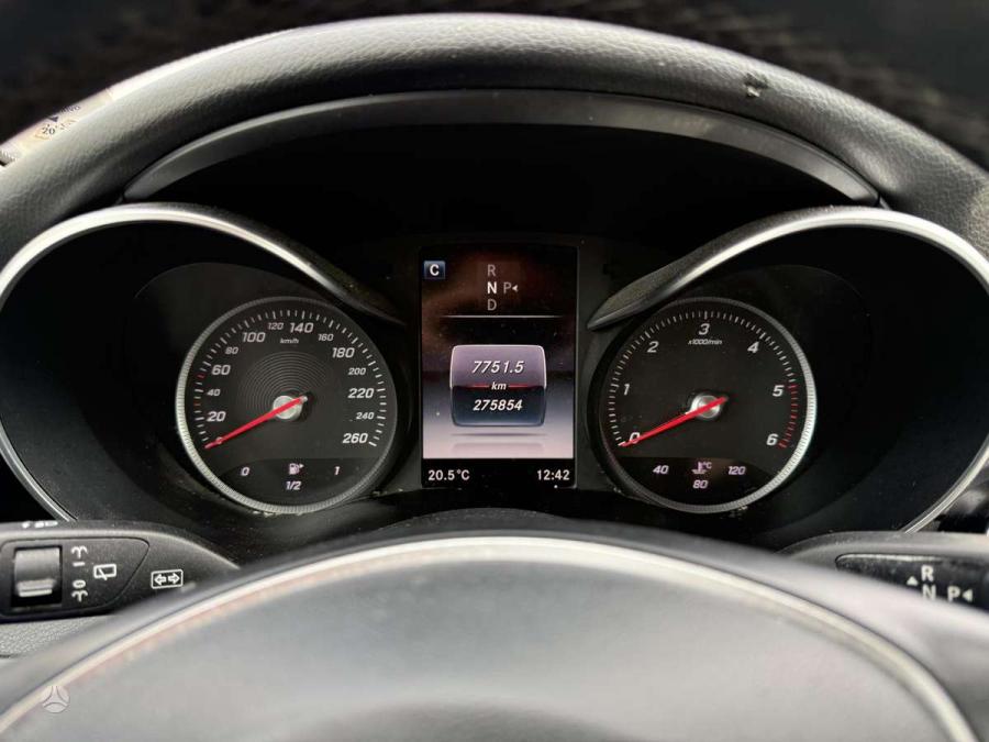 Melns Mercedes-Benz c-220 2016 Šauļi, ar dzinēja tilpumu 2.14 L un nobraukumu 275 tūkst. km par 6800 €, foto 14 vietnē AUTOMOTO.COM.LV