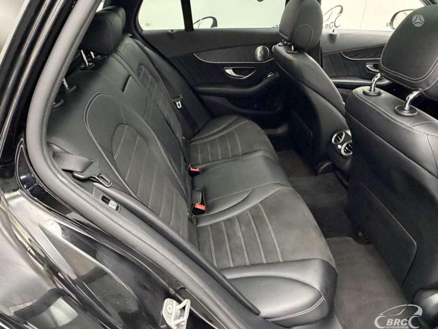 Black Mercedes-Benz c-220 2017 in Vilnius, with an engine capacity of 2.14 L and mileage of 195 thousand km for 13900 €, photo 12 on AUTOMOTO.COM.LV
