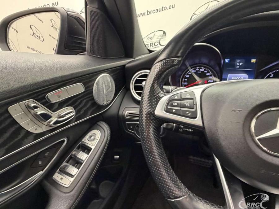 Black Mercedes-Benz c-220 2017 in Vilnius, with an engine capacity of 2.14 L and mileage of 195 thousand km for 13900 €, photo 31 on AUTOMOTO.COM.LV