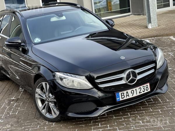 Black Mercedes-Benz c-220 2017 in Jurmala, with an engine capacity of 2.20 L and mileage of 0 thousand km for 11350 €, photo 2 on AUTOMOTO.COM.LV