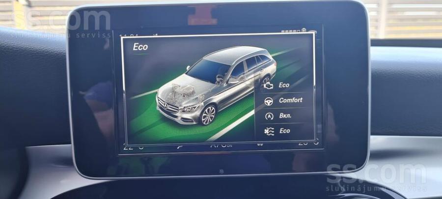 Black Mercedes-Benz c-220 2017 in Cesis, with an engine capacity of 2.20 L and mileage of 247 thousand km for 13900 €, photo 15 on AUTOMOTO.COM.LV