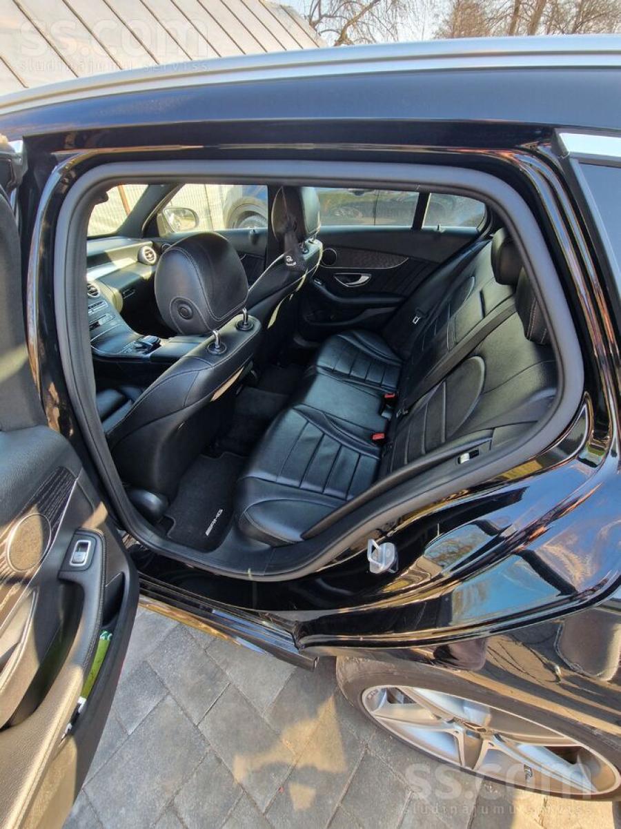 Black Mercedes-Benz c-220 2017 in Riga, with an engine capacity of 2.10 L and mileage of 220 thousand km for 11000 €, photo 13 on AUTOMOTO.COM.LV