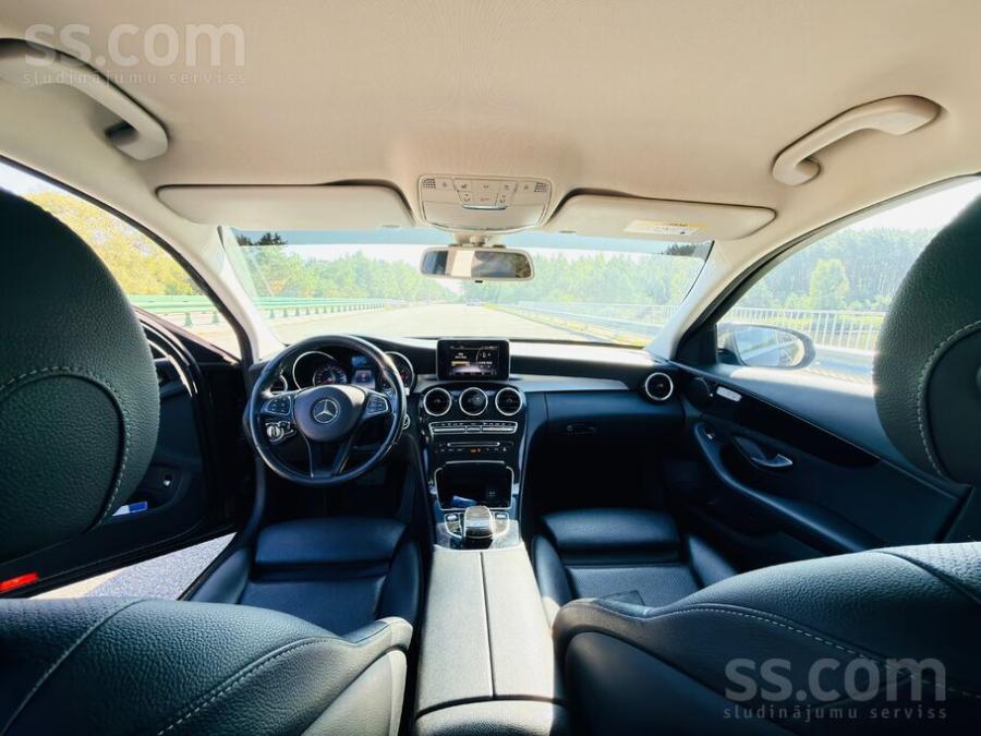 Black Mercedes-Benz c-220 2017 in Riga, with an engine capacity of 2.20 L and mileage of 351 thousand km for 12000 €, photo 10 on AUTOMOTO.COM.LV