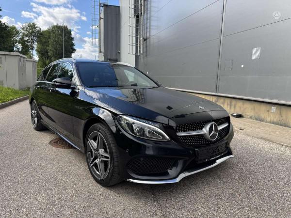 Black Mercedes-Benz c-220 2017 in Alytus, with an engine capacity of 2.20 L and mileage of 324 thousand km for 9950 €, photo 2 on AUTOMOTO.COM.LV