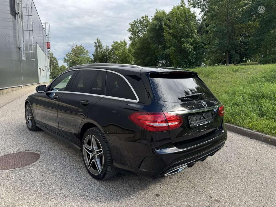 Black Mercedes-Benz c-220 2017 in Alytus, with an engine capacity of 2.20 L and mileage of 324 thousand km for 9950 €, photo 4 on AUTOMOTO.COM.LV