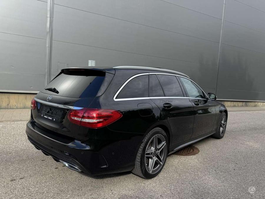 Black Mercedes-Benz c-220 2017 in Alytus, with an engine capacity of 2.20 L and mileage of 324 thousand km for 9950 €, photo 5 on AUTOMOTO.COM.LV