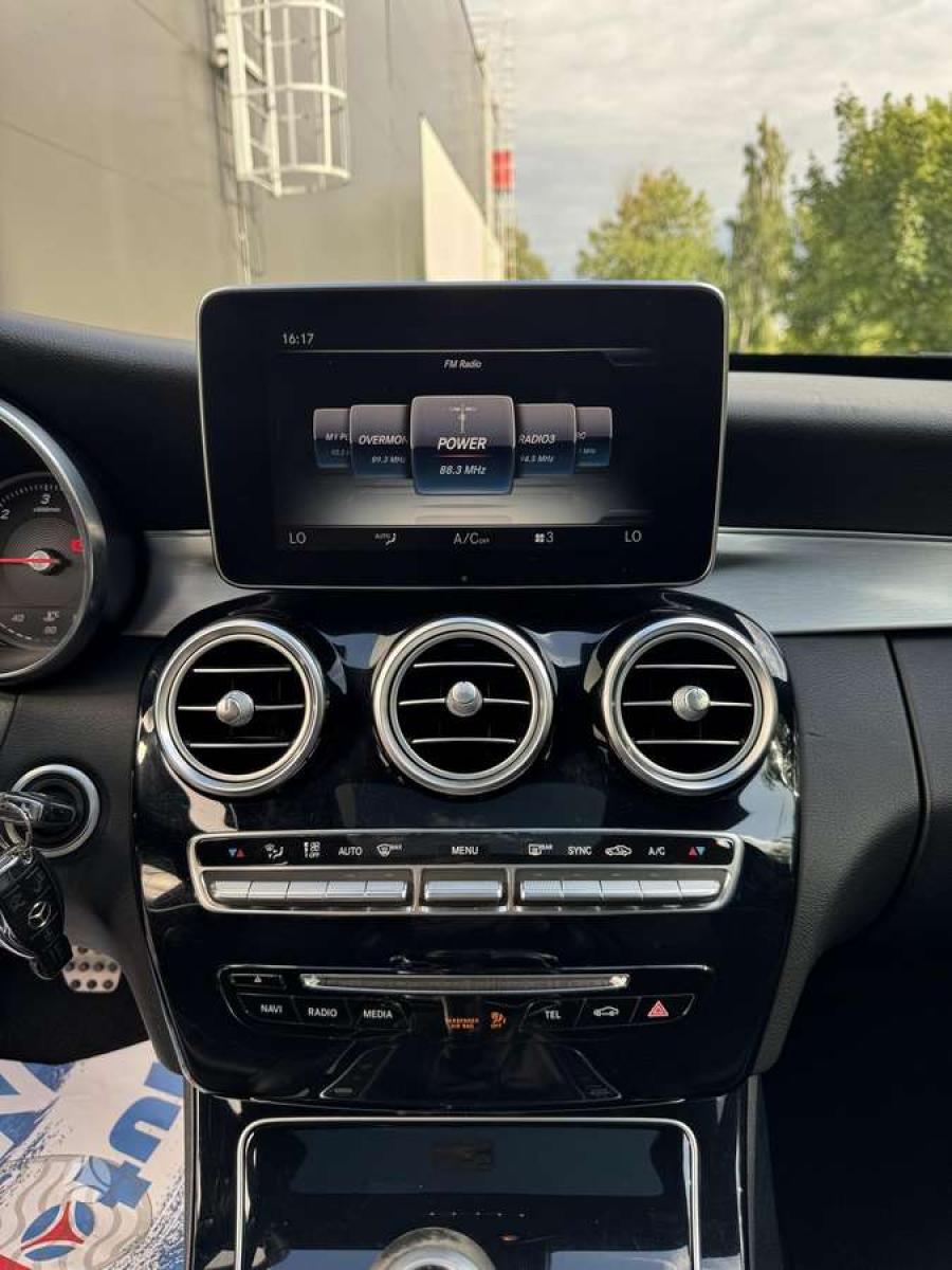 Black Mercedes-Benz c-220 2017 in Alytus, with an engine capacity of 2.20 L and mileage of 324 thousand km for 9950 €, photo 14 on AUTOMOTO.COM.LV