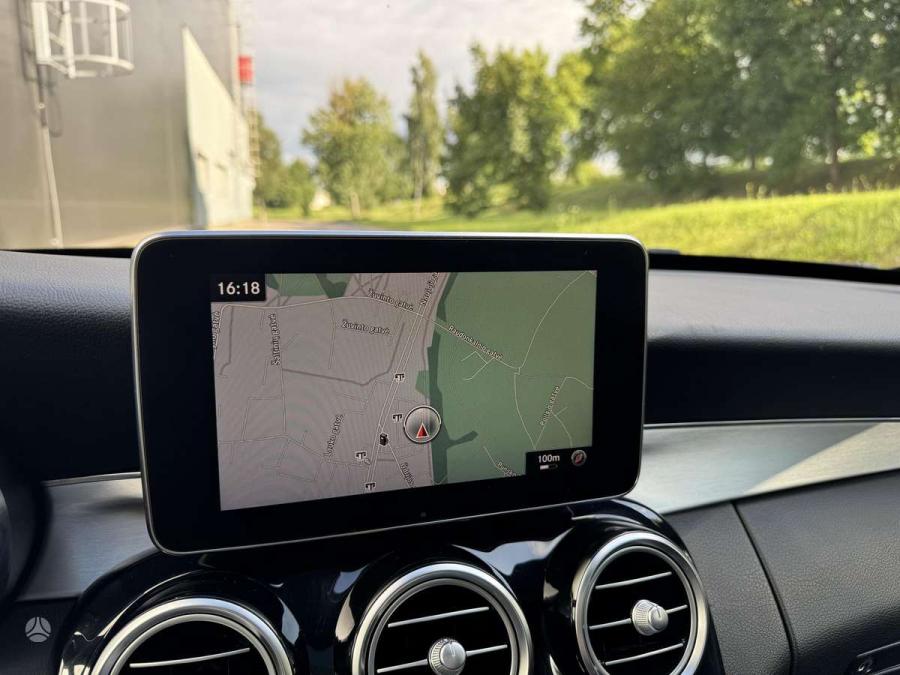 Black Mercedes-Benz c-220 2017 in Alytus, with an engine capacity of 2.20 L and mileage of 324 thousand km for 9950 €, photo 15 on AUTOMOTO.COM.LV
