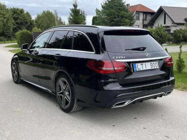 Melns Mercedes-Benz c-220 2018 Klaipėda, ar dzinēja tilpumu 1.95 L un nobraukumu 312 tūkst. km par 13300 €, foto 5 vietnē AUTOMOTO.COM.LV