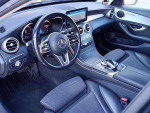 Black Mercedes-Benz c-220 2019 in Kaunas, with an engine capacity of 2.14 L and mileage of 221 thousand km for 10990 €, photo 6 on AUTOMOTO.COM.LV