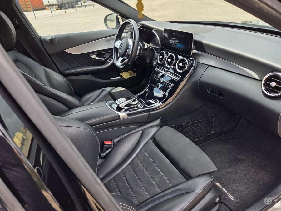 Black Mercedes-Benz c-220 2020 in Kaunas, with an engine capacity of 2.00 L and mileage of 280 thousand km for 16500 €, photo 12 on AUTOMOTO.COM.LV
