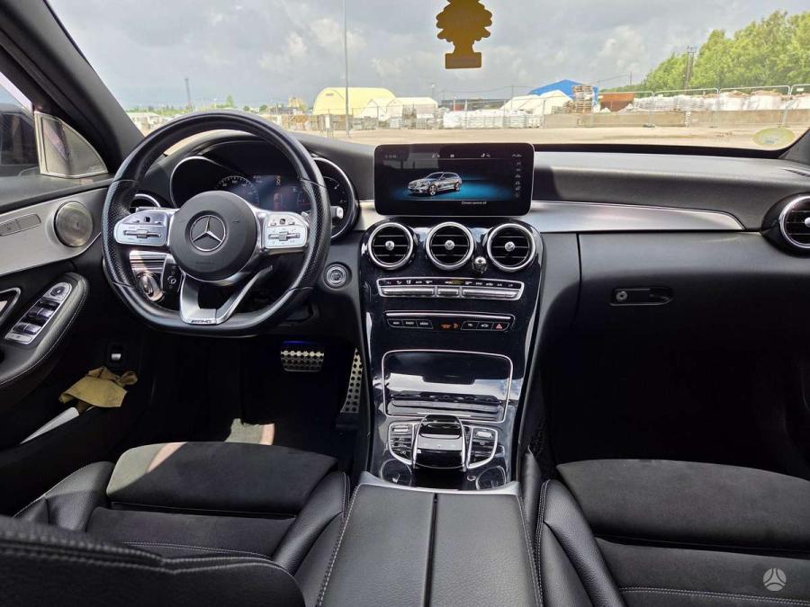 Black Mercedes-Benz c-220 2020 in Kaunas, with an engine capacity of 2.00 L and mileage of 280 thousand km for 16500 €, photo 13 on AUTOMOTO.COM.LV