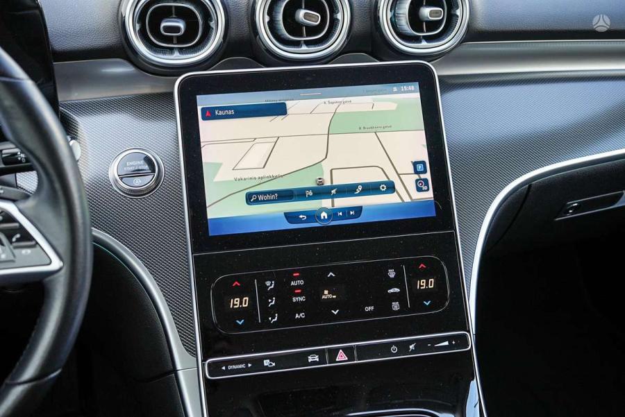 Черный Мерседес Ц 220 2021 в Каунас, объемом двигателя 1.99 л и пробегом 255 тыс. км за 18950 €, фото 22 на AUTOMOTO.COM.LV