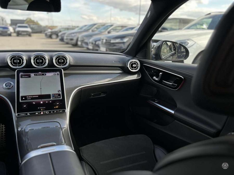 Черный Мерседес Ц 220 2021 в Каунас, объемом двигателя 1.99 л и пробегом 95 тыс. км за 31499 €, фото 33 на AUTOMOTO.COM.LV