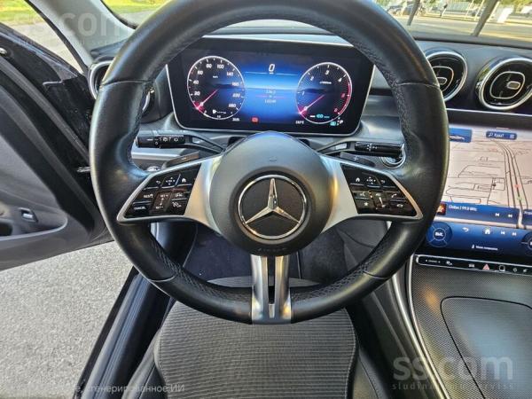 Black Mercedes-Benz c-220 2022 in Riga, with an engine capacity of 2.00 L and mileage of 120 thousand km for 27000 €, photo 8 on AUTOMOTO.COM.LV