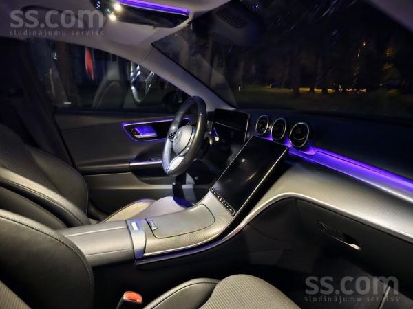 Black Mercedes-Benz c-220 2022 in Riga, with an engine capacity of 2.00 L and mileage of 120 thousand km for 27000 €, photo 9 on AUTOMOTO.COM.LV