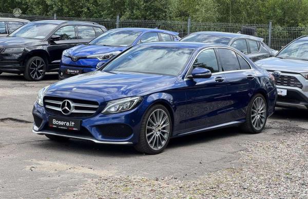 Blue Mercedes-Benz c-220 2014 in Vilnius, with an engine capacity of 2.20 L and mileage of 307 thousand km for 12990 €, photo 1 on AUTOMOTO.COM.LV