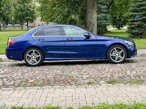 Blue Mercedes-Benz c-220 2014 in Jelgava, with an engine capacity of 2.20 L and mileage of 210 thousand km for 14990 €, photo 6 on AUTOMOTO.COM.LV