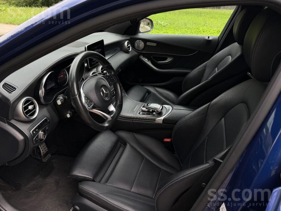 Blue Mercedes-Benz c-220 2014 in Jelgava, with an engine capacity of 2.20 L and mileage of 210 thousand km for 14990 €, photo 10 on AUTOMOTO.COM.LV