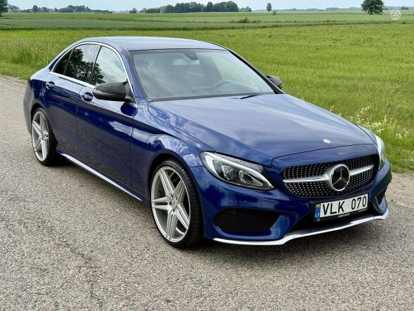 Blue Mercedes-Benz c-220 2016 in Vilkaviskis, with an engine capacity of 2.14 L and mileage of 274 thousand km for 13700 €, photo 2 on AUTOMOTO.COM.LV