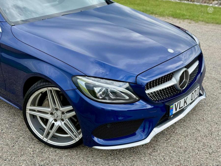 Zils Mercedes-Benz c-220 2016 Vilkaviškis, ar dzinēja tilpumu 2.14 L un nobraukumu 275 tūkst. km par 13100 €, foto 9 vietnē AUTOMOTO.COM.LV