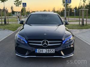 Синий Мерседес Ц 220 2018 в Елгава, объемом двигателя 2.20 л и пробегом 189 тыс. км за 18900 €, фото 14 на AUTOMOTO.COM.LV