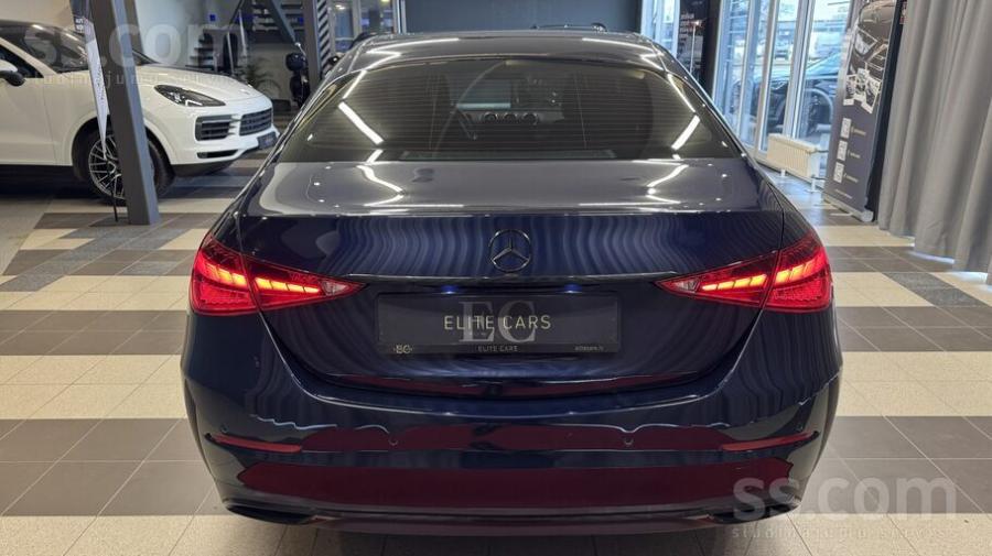 Blue Mercedes-Benz c-220 2021 in Riga, with an engine capacity of 2.00 L and mileage of 141 thousand km for 26990 €, photo 10 on AUTOMOTO.COM.LV