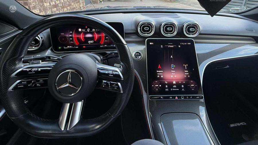 Zils Mercedes-Benz c-220 2021 Kauņa, ar dzinēja tilpumu 1.99 L un nobraukumu 128 tūkst. km par 35000 €, foto 8 vietnē AUTOMOTO.COM.LV