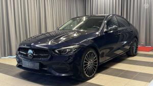 Blue Mercedes-Benz c-220 2021 in Riga, with an engine capacity of 2.00 L and mileage of 141 thousand km for 25990 €, photo  on AUTOMOTO.COM.LV