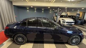 Blue Mercedes-Benz c-220 2021 in Riga, with an engine capacity of 2.00 L and mileage of 141 thousand km for 25990 €, photo 5 on AUTOMOTO.COM.LV