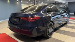 Blue Mercedes-Benz c-220 2021 in Riga, with an engine capacity of 2.00 L and mileage of 141 thousand km for 25990 €, photo 6 on AUTOMOTO.COM.LV