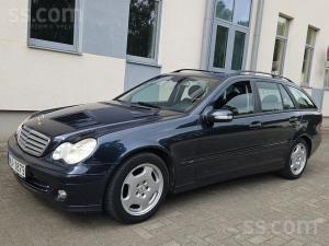 Blue Mercedes-Benz c-220 2005 in Jelgava, with an engine capacity of 2.20 L and mileage of 289 thousand km for 2350 €, photo 3 on AUTOMOTO.COM.LV