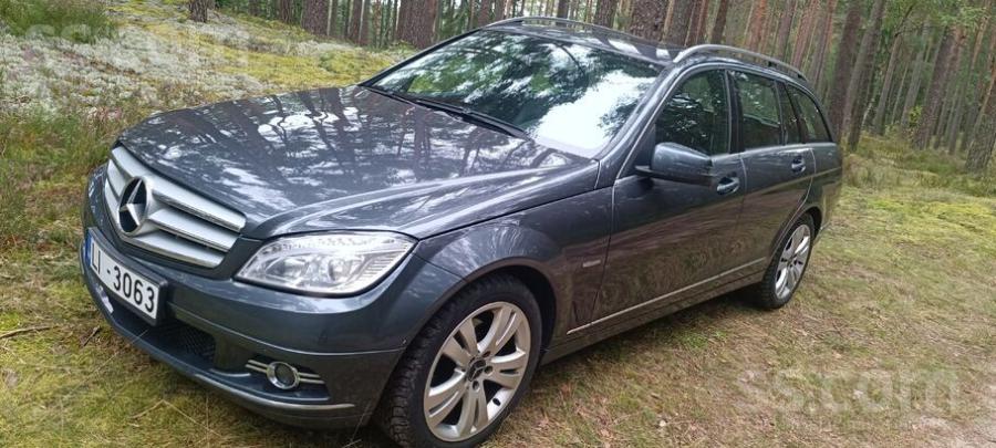 Blue Mercedes-Benz c-220 2009 in Riga, with an engine capacity of 2.20 L and mileage of 0 thousand km for 2400 €, photo 1 on AUTOMOTO.COM.LV