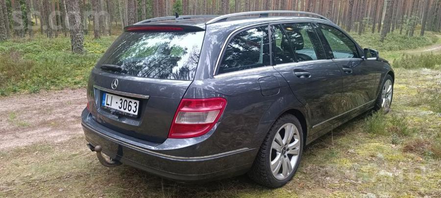 Blue Mercedes-Benz c-220 2009 in Riga, with an engine capacity of 2.20 L and mileage of 0 thousand km for 2400 €, photo 2 on AUTOMOTO.COM.LV