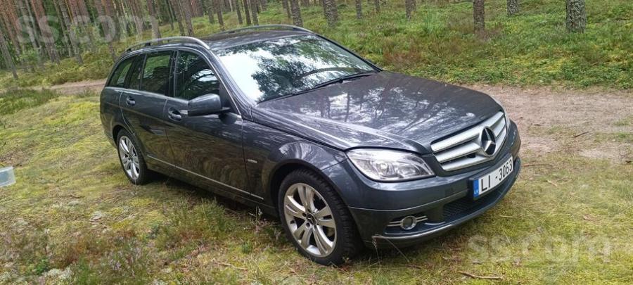 Blue Mercedes-Benz c-220 2009 in Riga, with an engine capacity of 2.20 L and mileage of 0 thousand km for 2400 €, photo 3 on AUTOMOTO.COM.LV