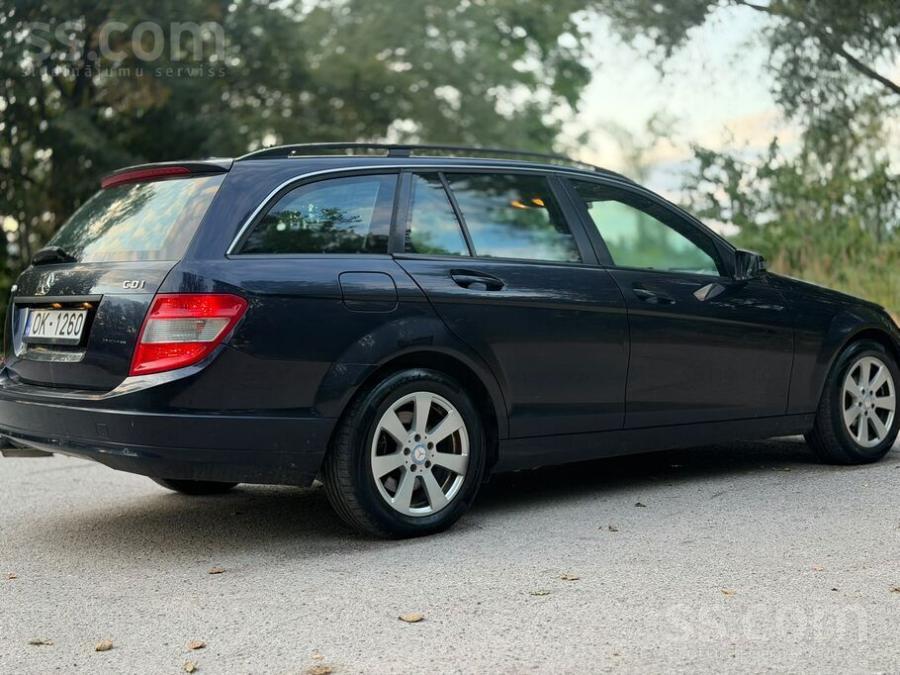 Blue Mercedes-Benz c-220 2009 in Riga, with an engine capacity of 2.20 L and mileage of 328 thousand km for 4450 €, photo 7 on AUTOMOTO.COM.LV