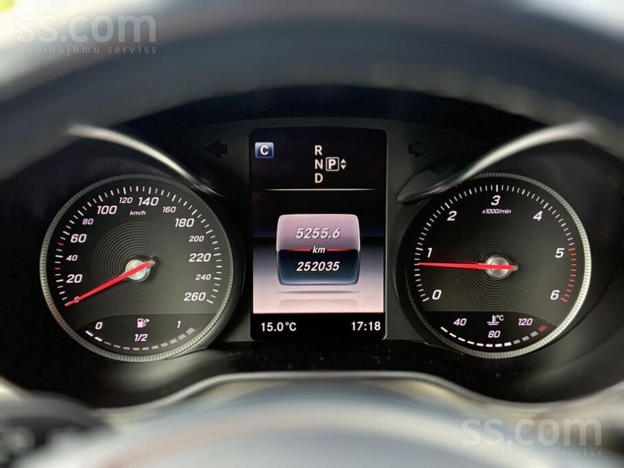 Синий Мерседес Ц 220 2014 в Кулдига, объемом двигателя 2.20 л и пробегом 252 тыс. км за 10990 €, фото 17 на AUTOMOTO.COM.LV