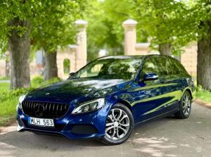 Blue Mercedes-Benz c-220 2015 in Vilnius, with an engine capacity of 2.14 L and mileage of 330 thousand km for 10950 €, photo 4 on AUTOMOTO.COM.LV
