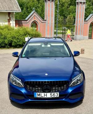 Blue Mercedes-Benz c-220 2015 in Vilnius, with an engine capacity of 2.14 L and mileage of 330 thousand km for 10950 €, photo 9 on AUTOMOTO.COM.LV