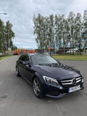 Синий Мерседес Ц 220 2015 в Вильнюс, объемом двигателя 2.14 л и пробегом 352 тыс. км за 8999 €, фото 3 на AUTOMOTO.COM.LV